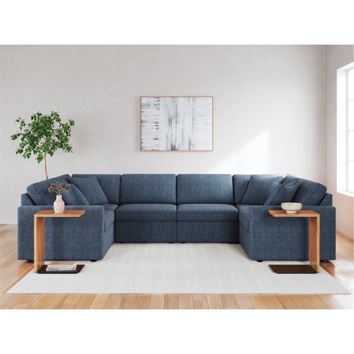 6PC Modmax Pit Sectional in Ink