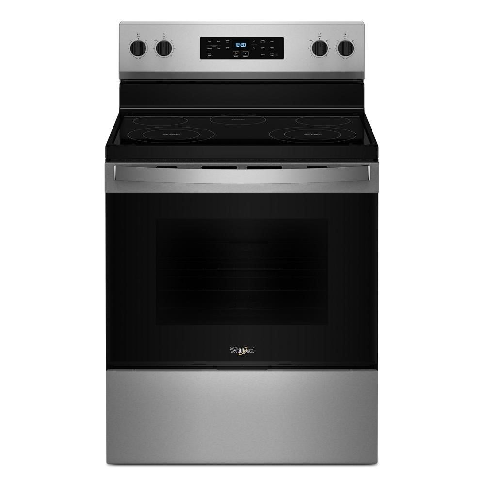 Whirlpool 30" Electric Range w/ Steam Clean Stainless